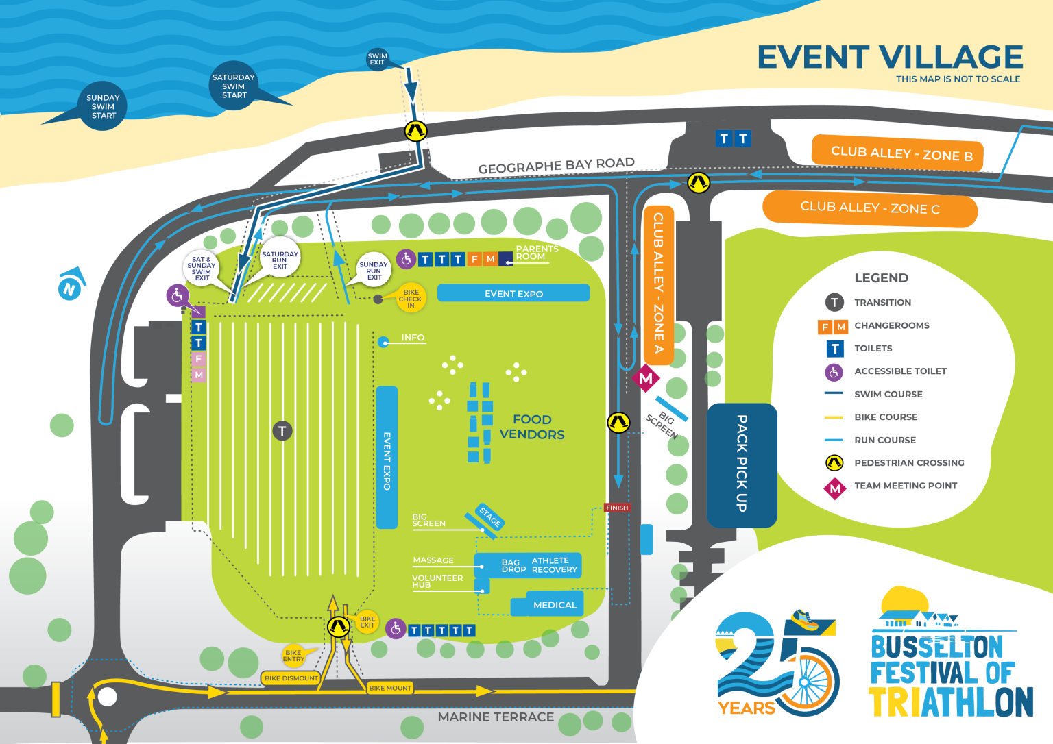 Course Maps & Wave Starts - Busselton Festival of Triathlon